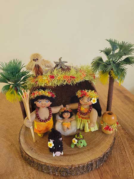*Hawaiian Ocean Theme Nativity Scene ...